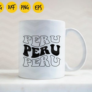 Peru Svg, Peru Groovy Svg, Peru Flag,peru Love Svg, Peru Dxf, Peru ...