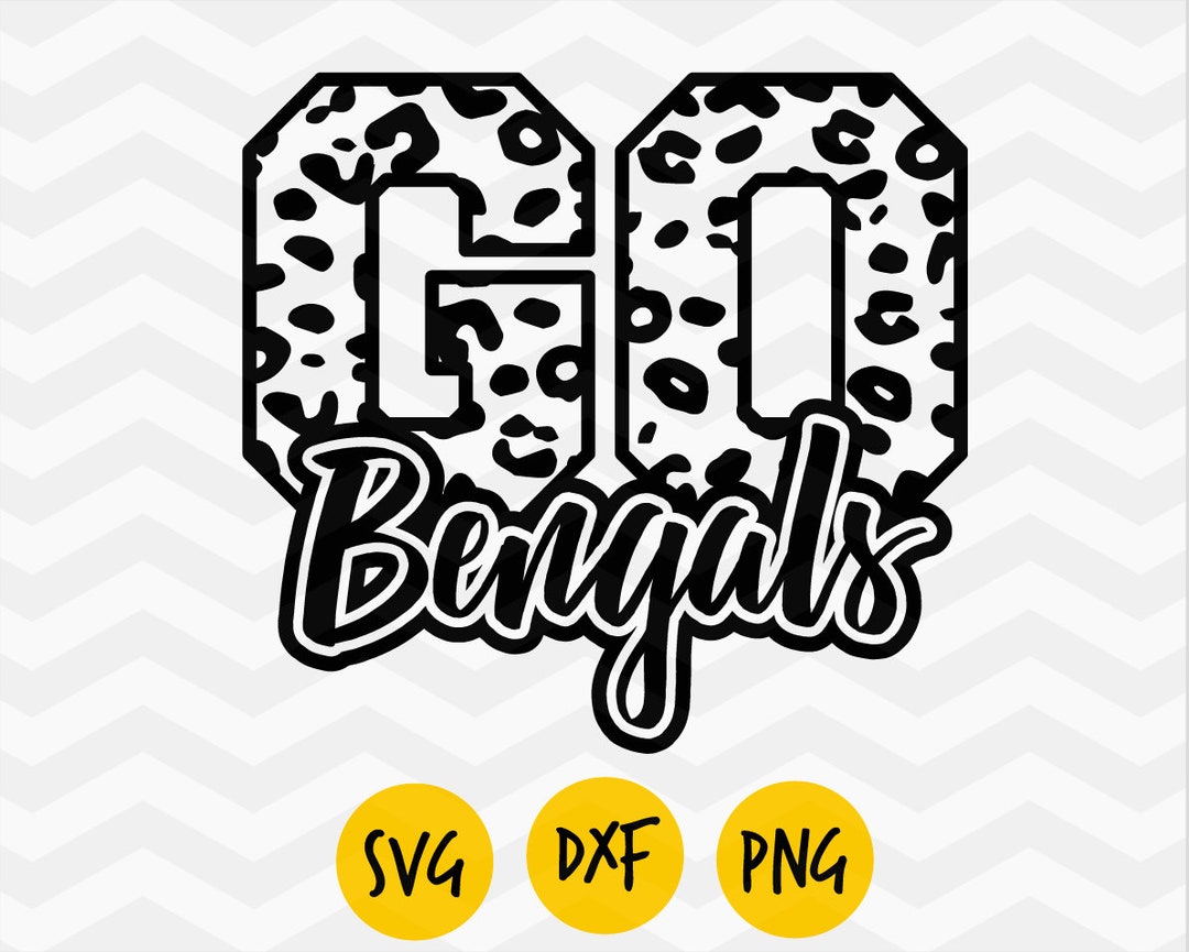 Go Bengals Svg, Bengals Leopard Svg, Bengals Pride, I Love Bengals ...