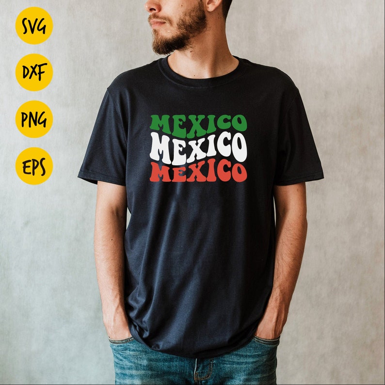 Mexico Svg Mexico Groovy Svg Mexico Leopard Svgmexico Love - Etsy