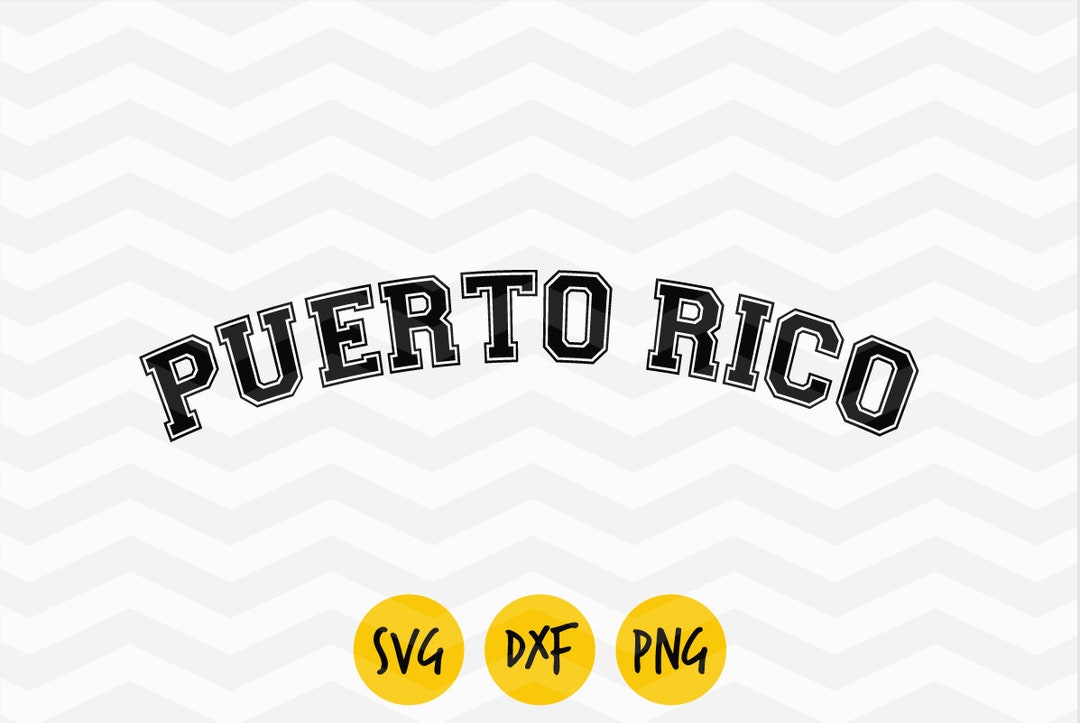 Puerto Rico Svg, Puerto Rico Groovy Svg, Puerto Rico, Puerto Rico Love ...