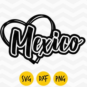 Mexico Svg, Mexico Heart Svg, Mexico Leopard Svg,mexico Love Svg ...