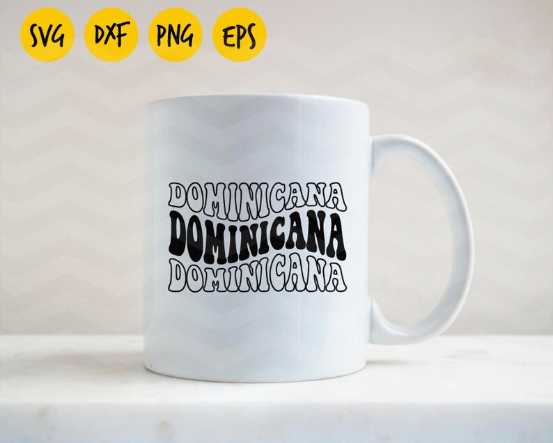 Dominicana Svg Dominicana Groovy Svg Republica Dominicana - Etsy
