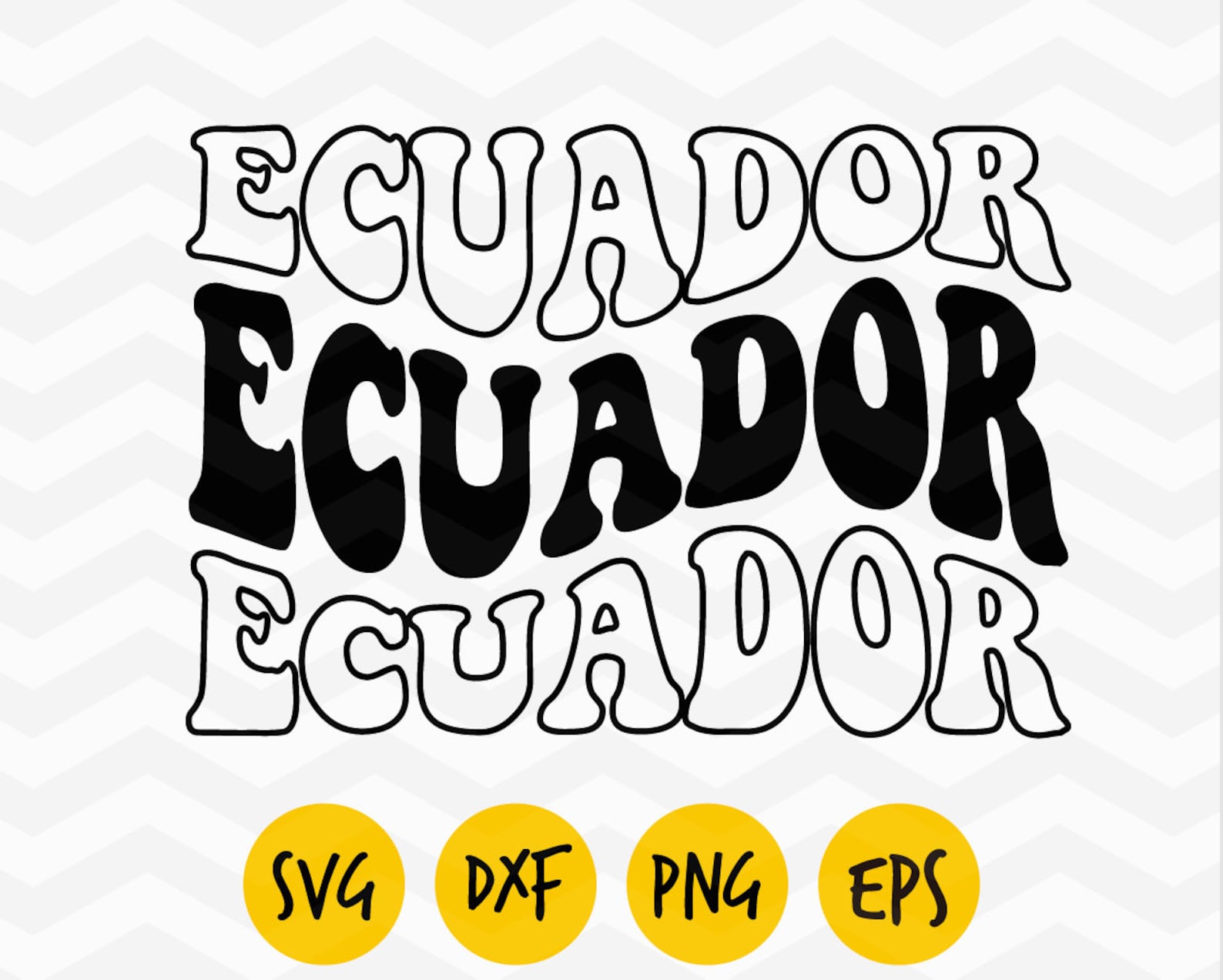 Ecuador Svg, Ecuador Groovy Svg, Ecuador Flag,ecuador Love Svg, Ecuador ...