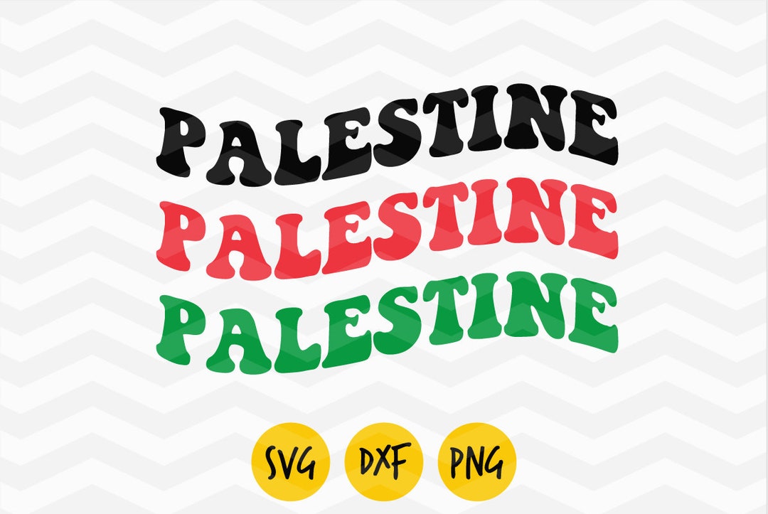 Palestine Svg, Palestine Groovy Svg, Palestine Flag, Palestine Love Svg ...