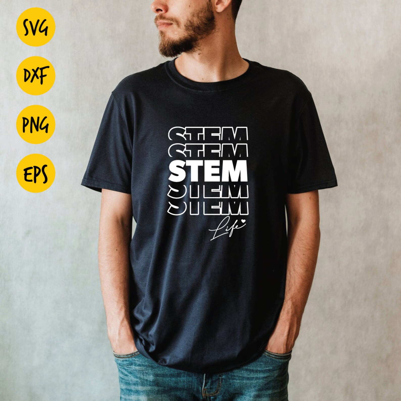 STEM Svg Stem Life Svg Stem Silhouette Svg Stem Retro Png - Etsy