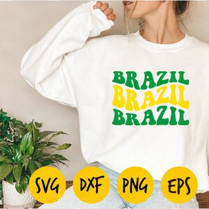 Brazil Svg, Brazil Groovy Svg, Brazil Flag,brazil Love Svg, Brazil Dxf ...