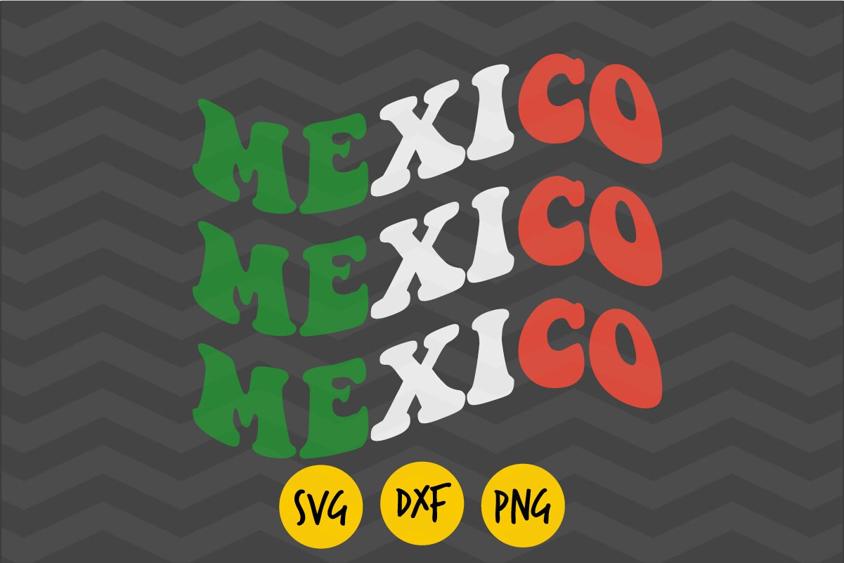 México svg México groovy svg México leopardo svg México - Etsy México