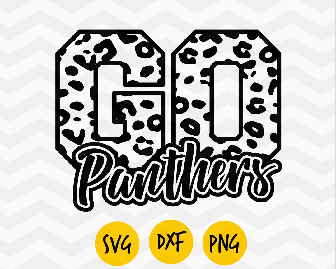 Go Panthers Svg, Panthers Leopard Svg, Heart, Panthers Pride, Panthers ...