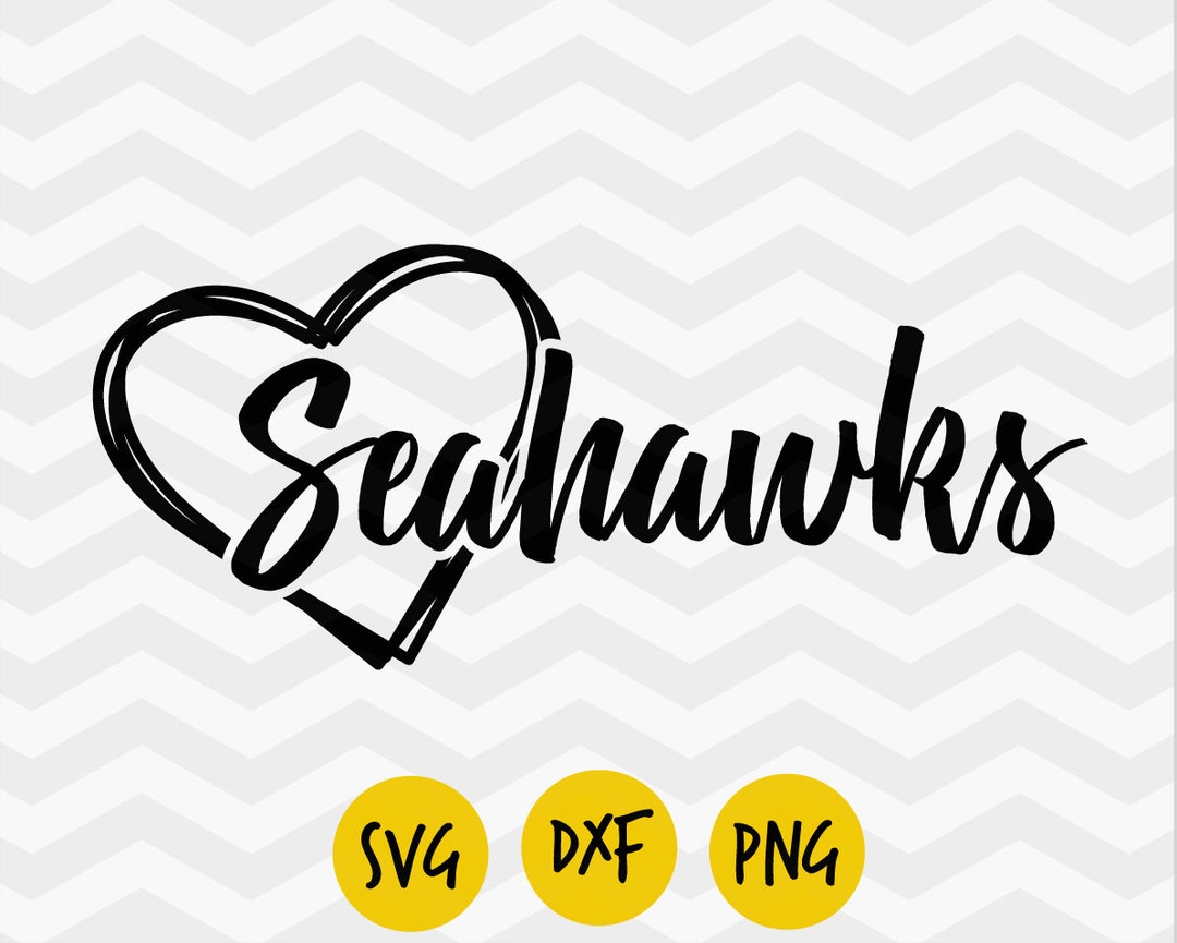 Seahawks Svg, Seahawks Heart Svg, Seahawks Pride, I Love Seahawks ...