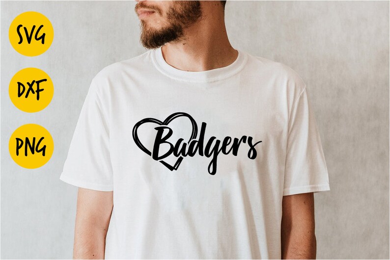 Badgers Svg, Go Badgers Png, Badger Svg Png Dxf Eps, Badgers Lady ...