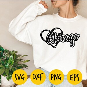Chicago Svg, Chicago Heart Svg, Chicago Leopard Svg,chicago Love Svg ...