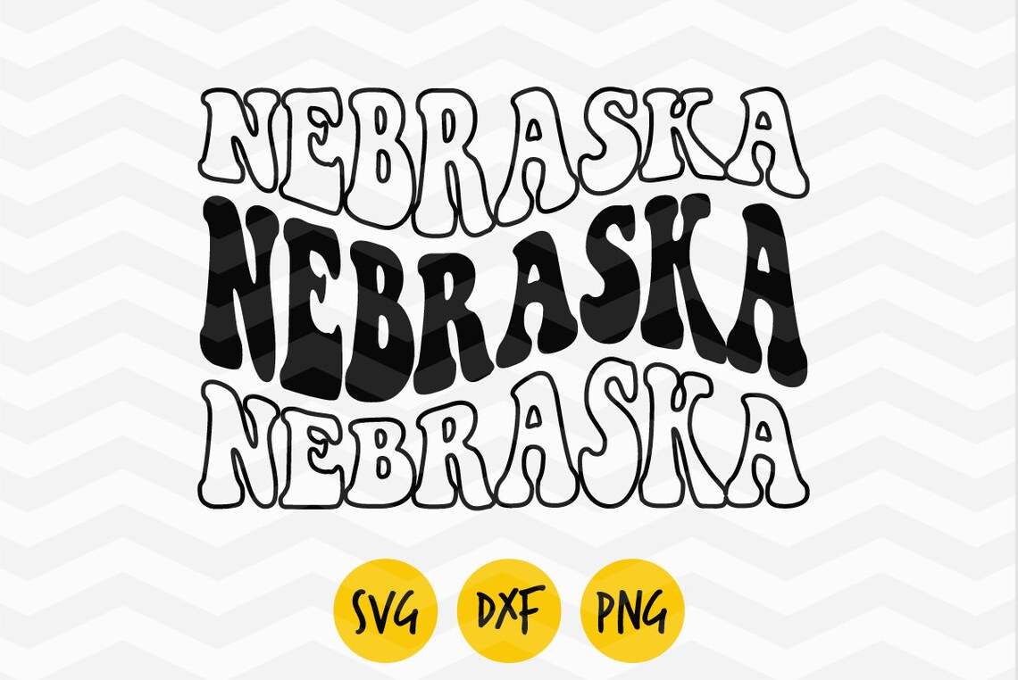 Nebraska Svg Nebraska Groovy Svg Nebraska Leopard - Etsy
