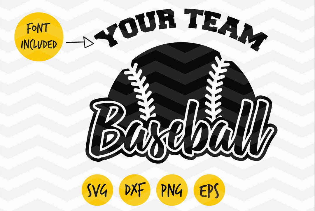 Baseball Team Shirt, Svg Png Dxf Eps,baseball Team Template, Baseball ...