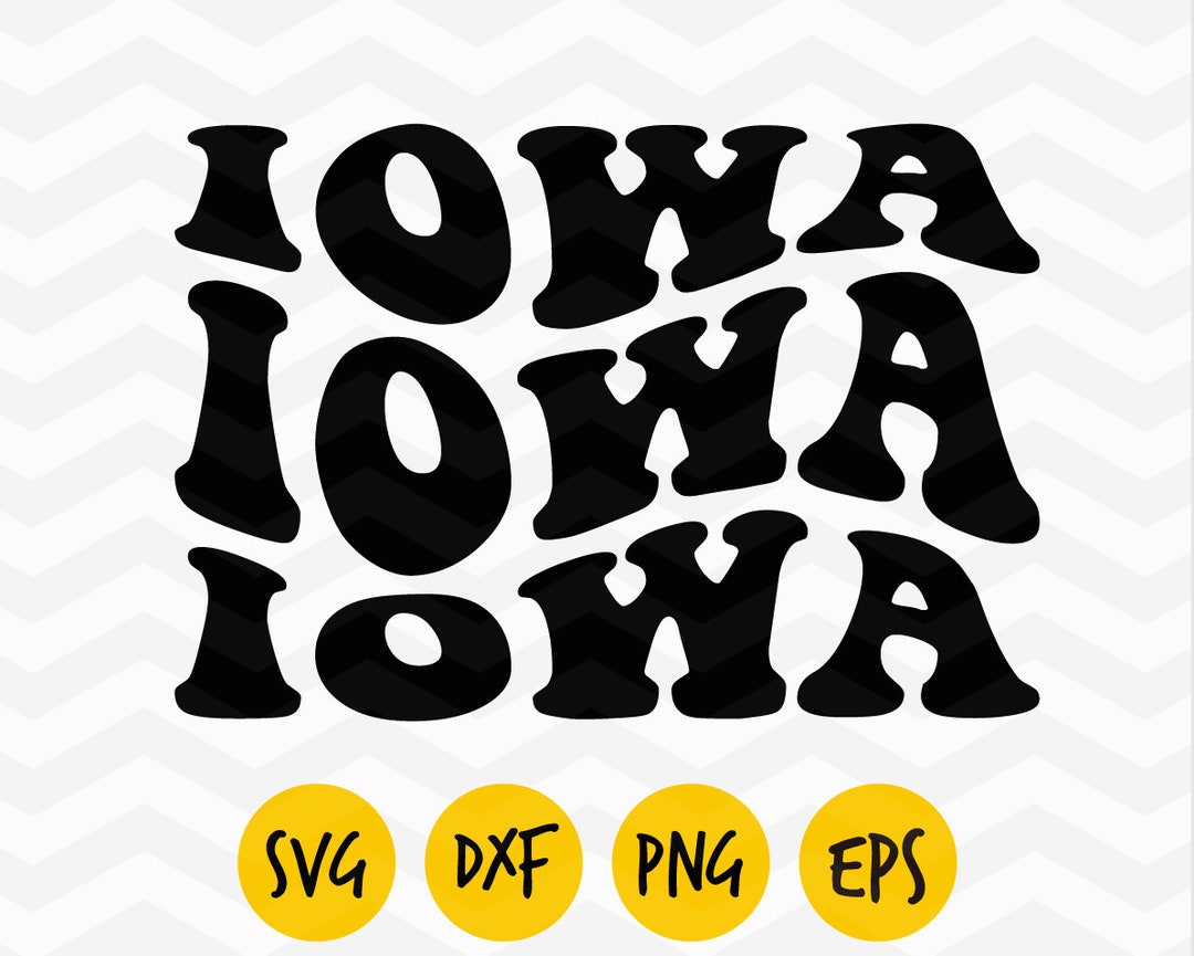 Iowa Svg, Iowa It's in My DNA Svg,iowa Retro, Iowa Groovy, Iowa Leopard ...