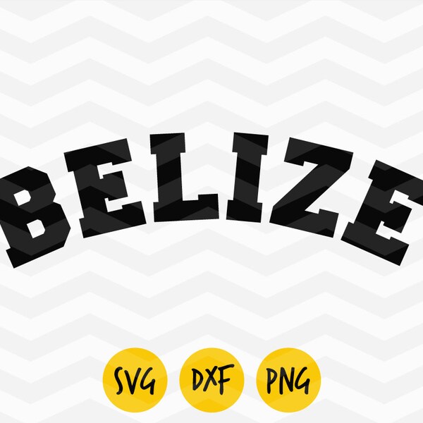 Belize Svg - Etsy