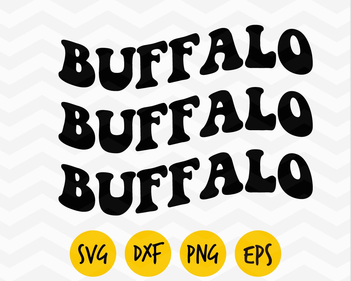 Buffalo Svg Buffalo Groovy Svg Buffalo Leopard Svgbuffalo - Etsy