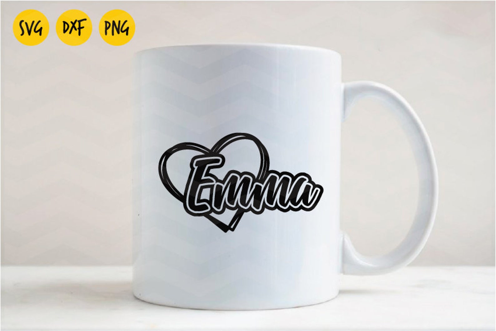 Emma Svg, Emma Heart Svg, I Love Emma, Sister Svg, Girlfriend Svg ...