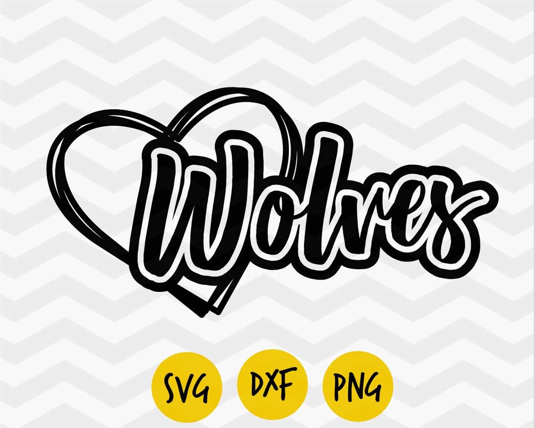 Wolves Svg, Wolves Heart Svg, Wolves Pride, I Love Wolves, Forest Life ...