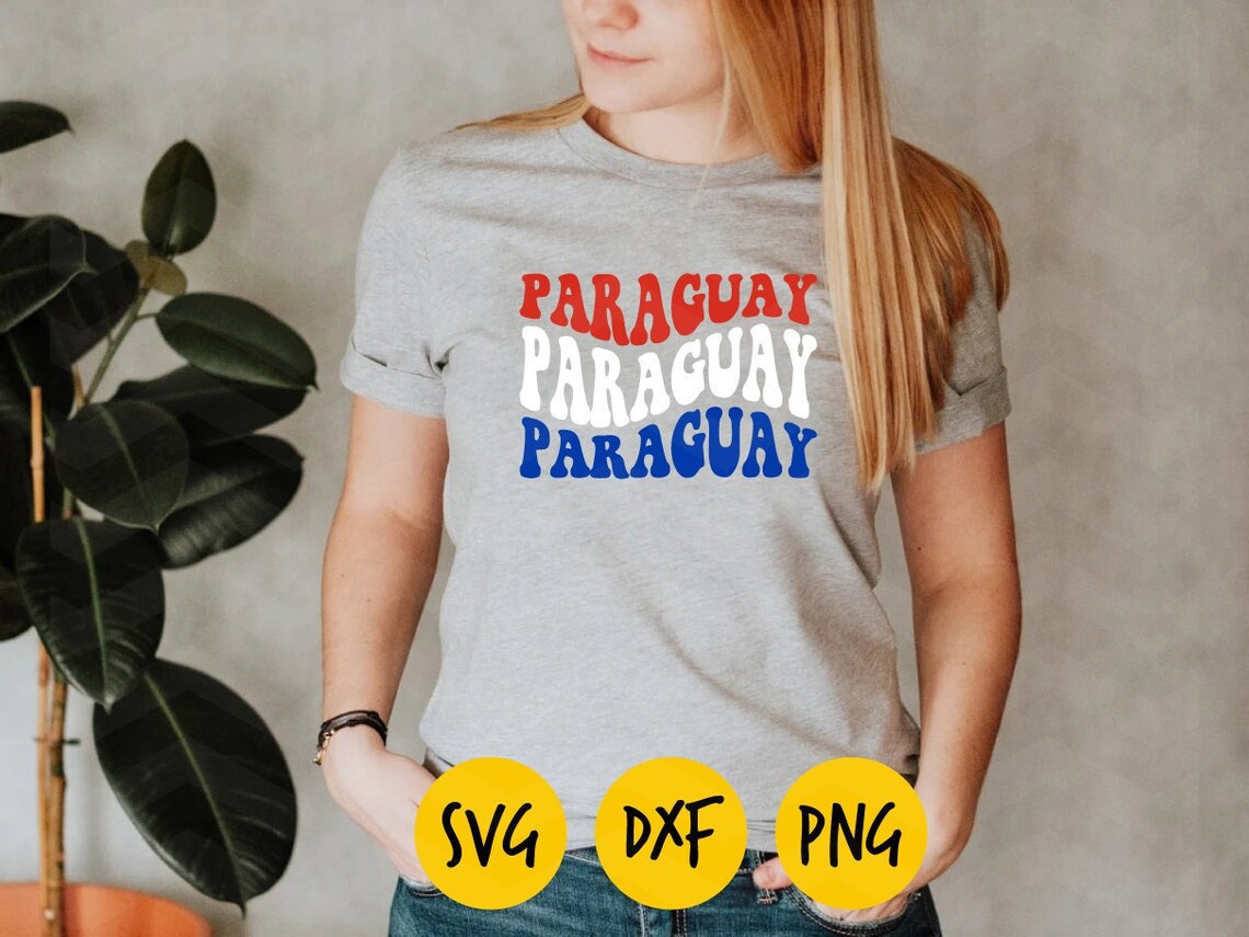 Paraguay Svg Paraguay Groovy Svg Paraguay Flagparaguay Love - Etsy