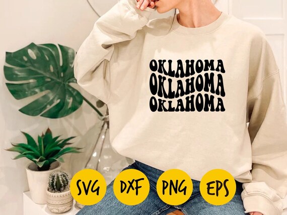 Oklahoma Svg Oklahoma Groovy Svg Oklahoma Leopard - Etsy