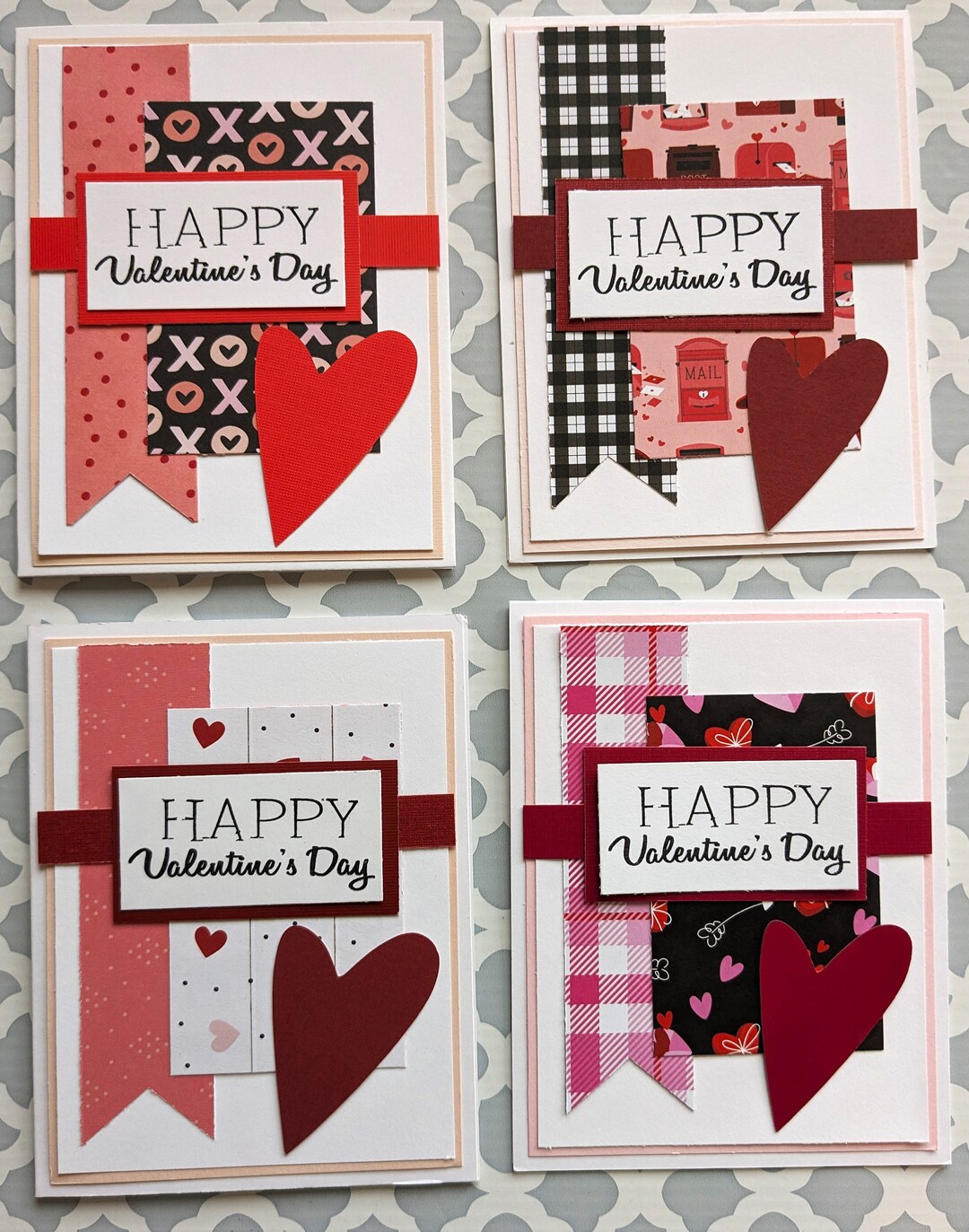 Valentine Card Making Kit - Etsy
