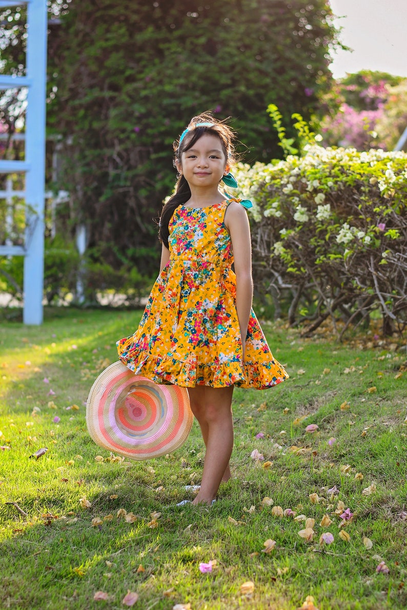 Maple Sewing Pattern PDF Pattern Girls Dress Pattern Tie - Etsy Australia