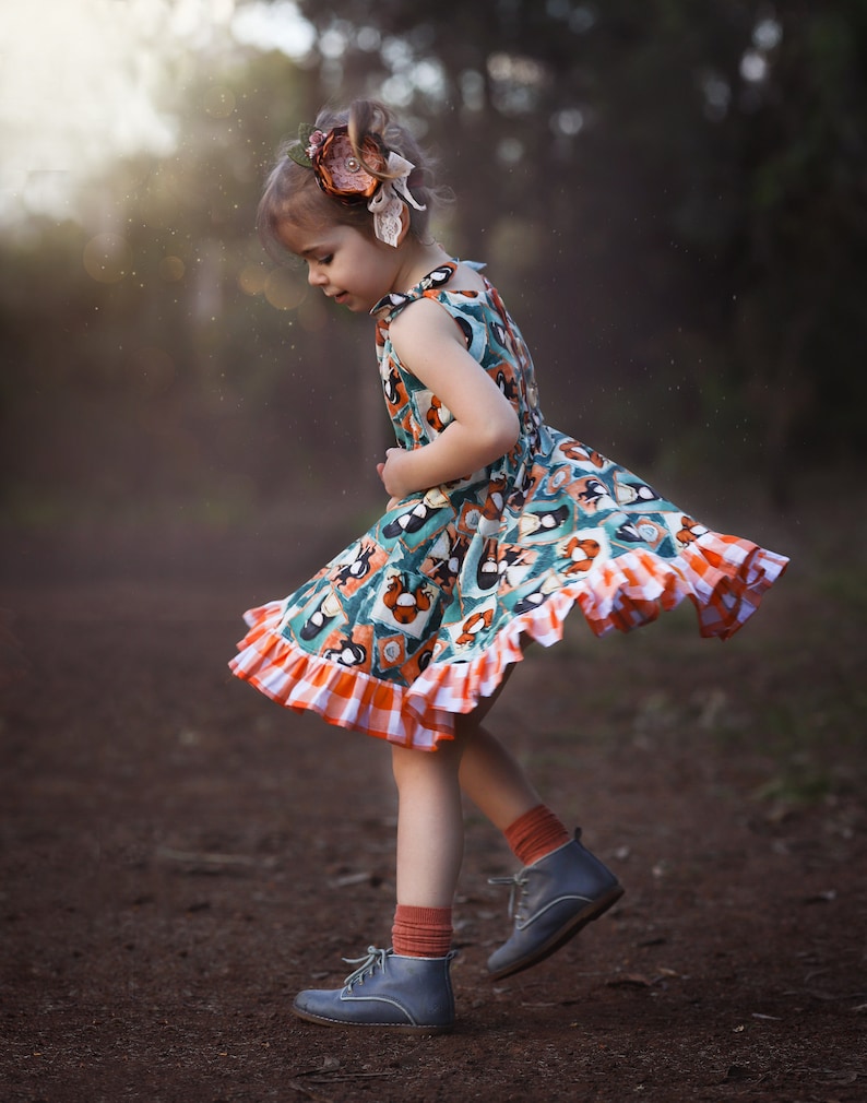 Maple Sewing Pattern PDF Pattern Girls Dress Pattern Tie - Etsy Australia