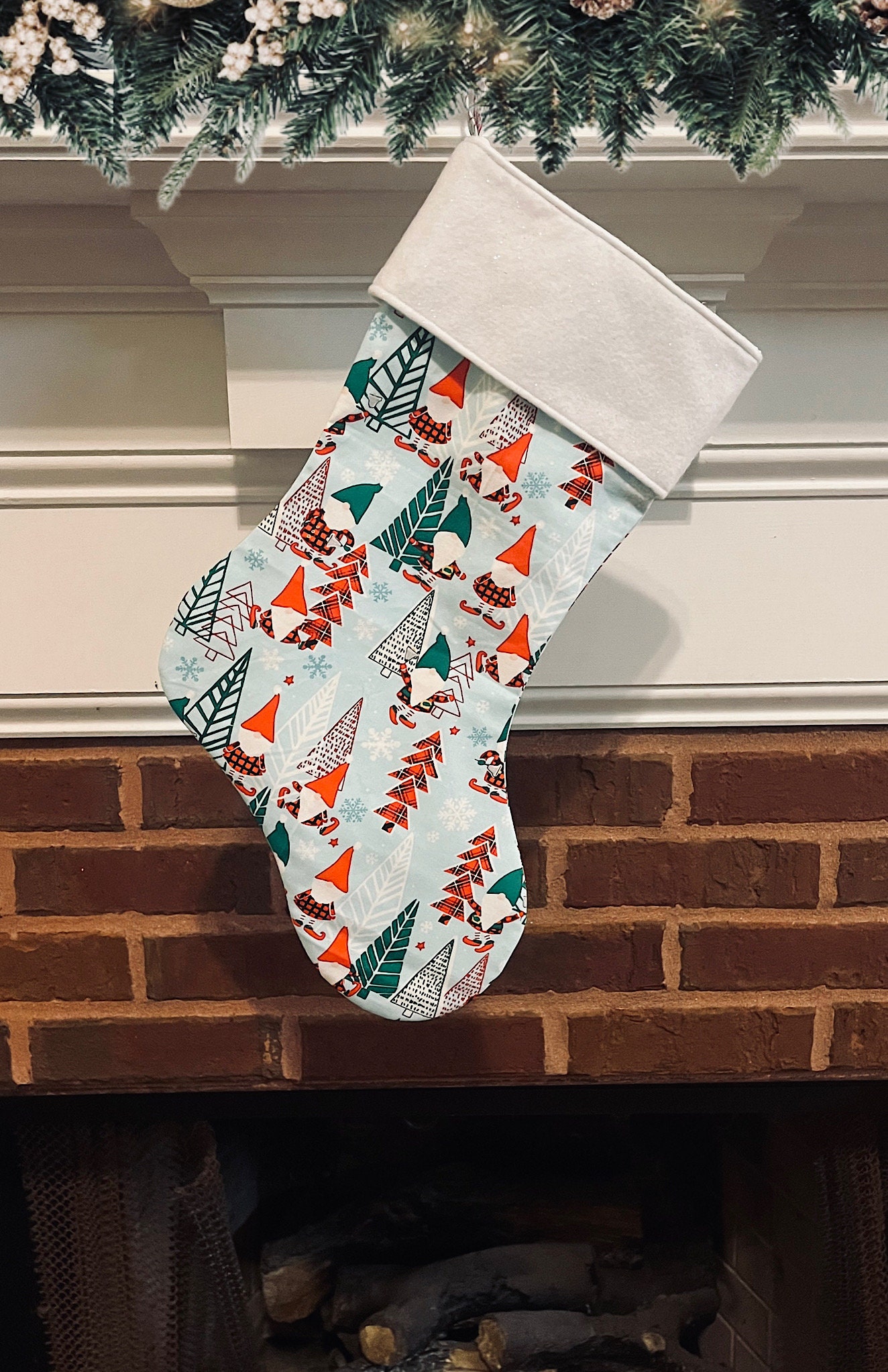 Snowbell Christmas Stocking PDF Pattern Stocking Pattern - Etsy