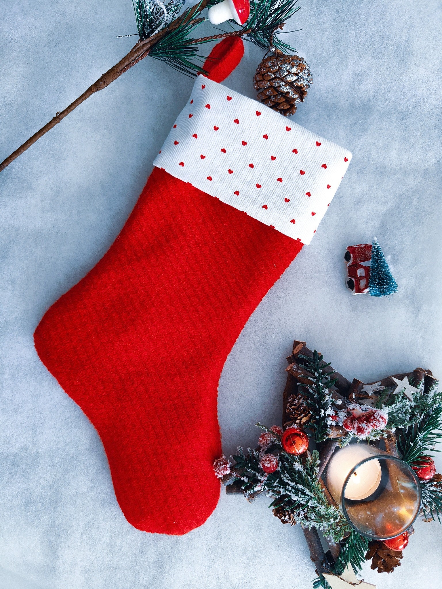 Snowbell Christmas Stocking PDF Pattern Stocking Pattern - Etsy