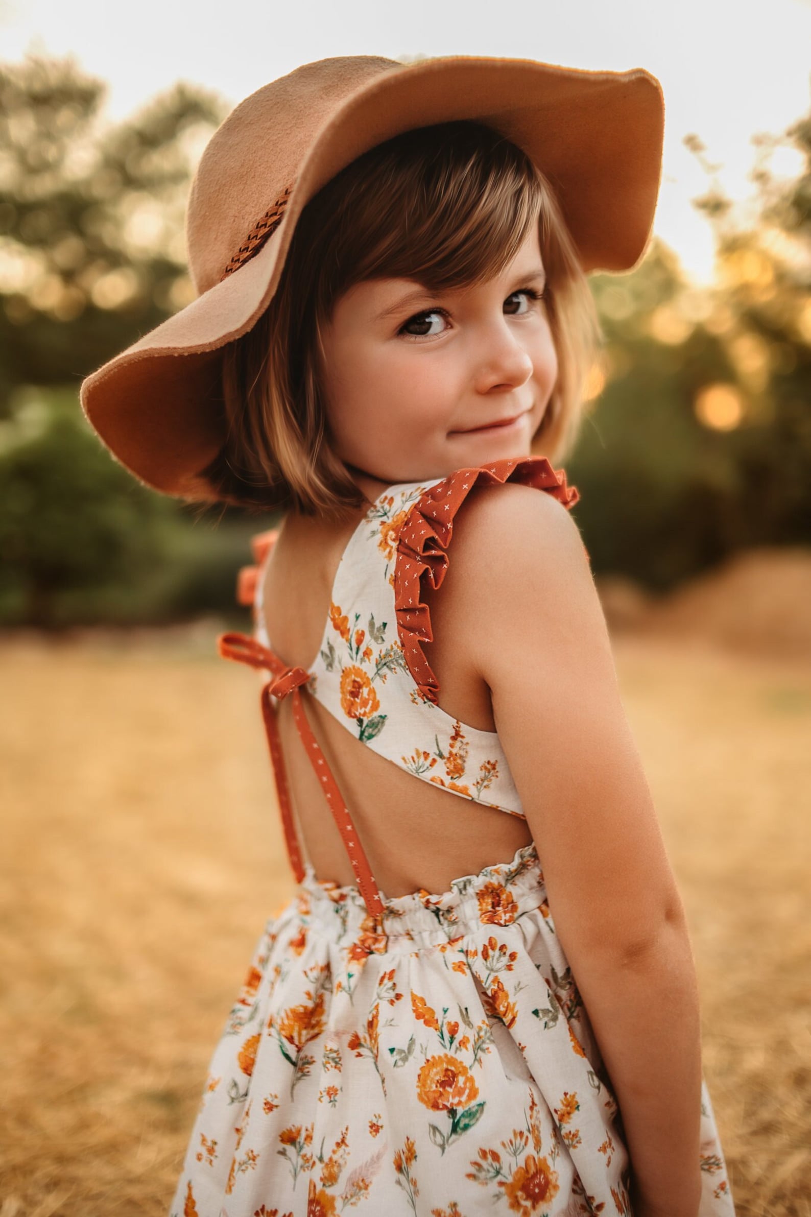 Dandelion PDF Sewing Pattern Sizes 1-14 Tie Back Dress - Etsy