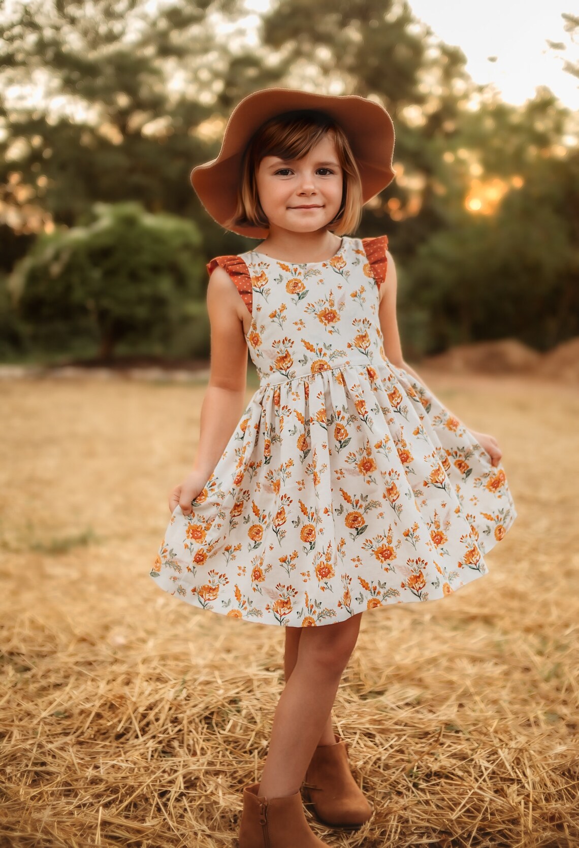 Dandelion PDF Sewing Pattern Sizes 1-14 Tie Back Dress - Etsy