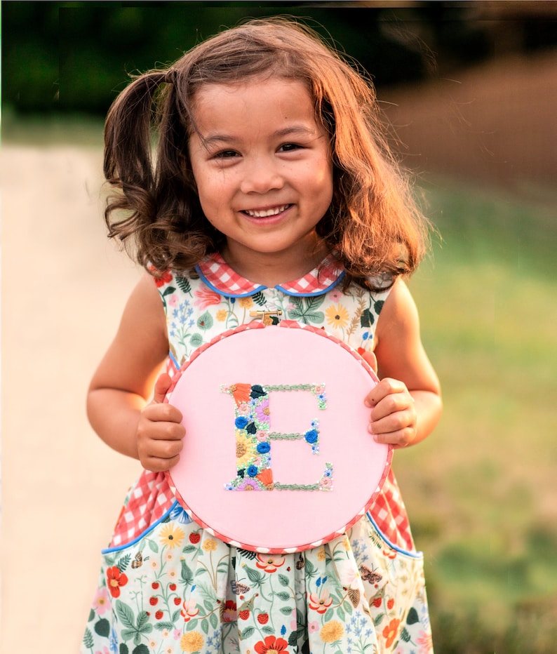 Azalea Hand Embroidery Pattern PDF Download Alphabet Pattern - Etsy