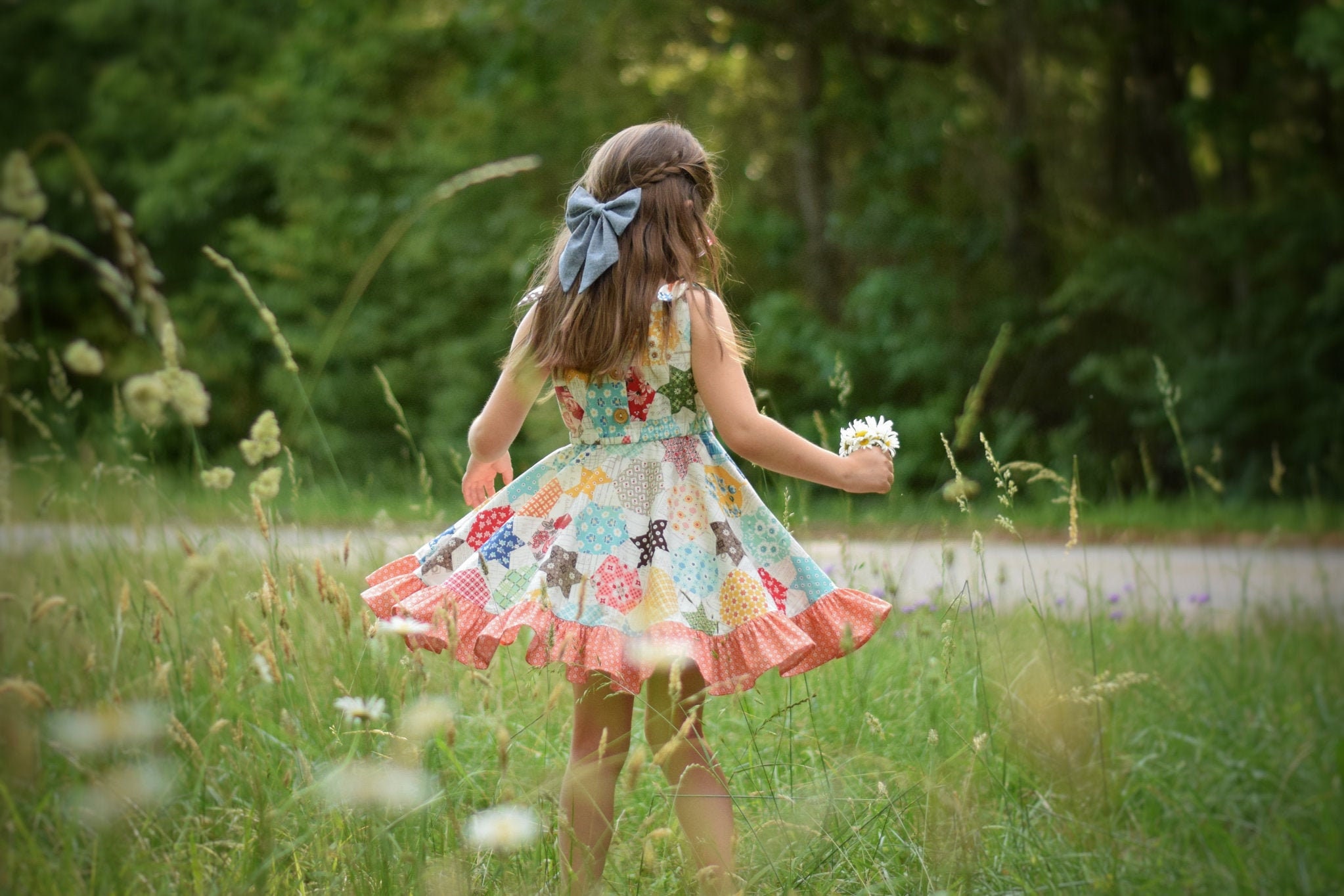 Maple Sewing Pattern PDF Pattern Girls Dress Pattern Tie - Etsy Canada