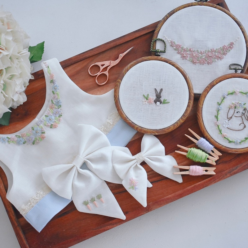 Simple Embroidery - Etsy