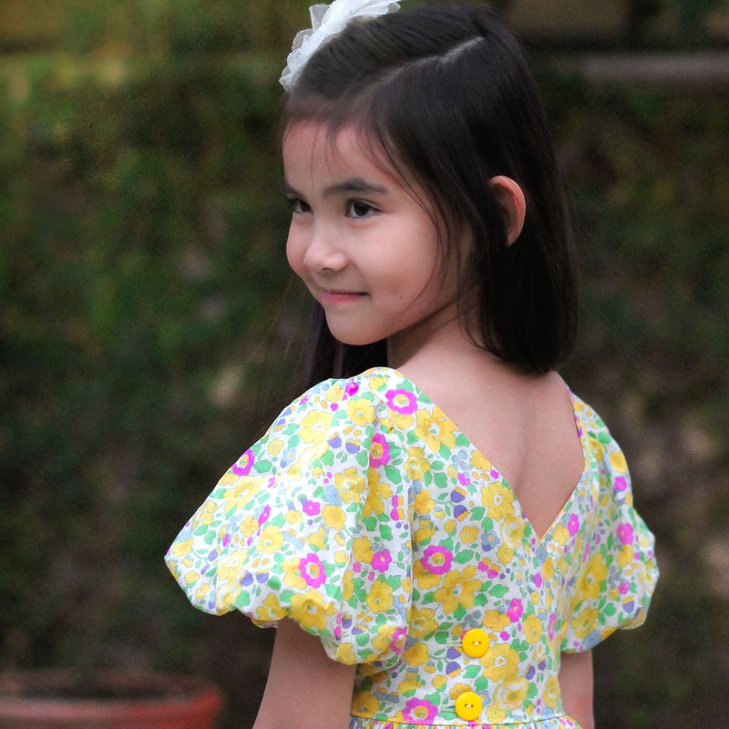 Balloon Dress Sewing Pattern for Girls - Etsy