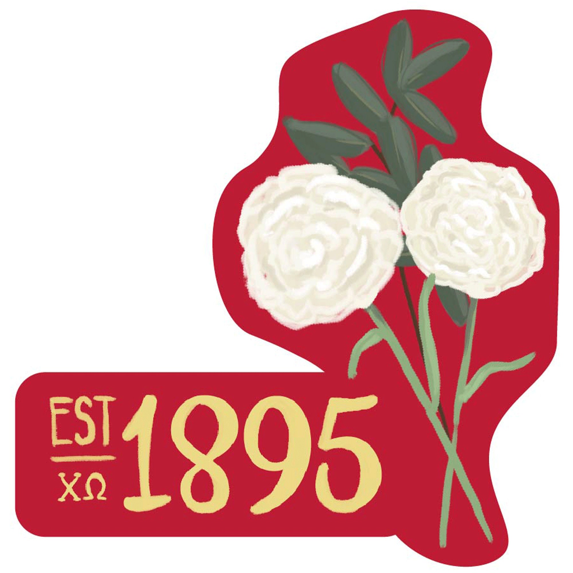 Chi Omega Sticker Set Sorority Stickers Chi Omega Chi O - Etsy