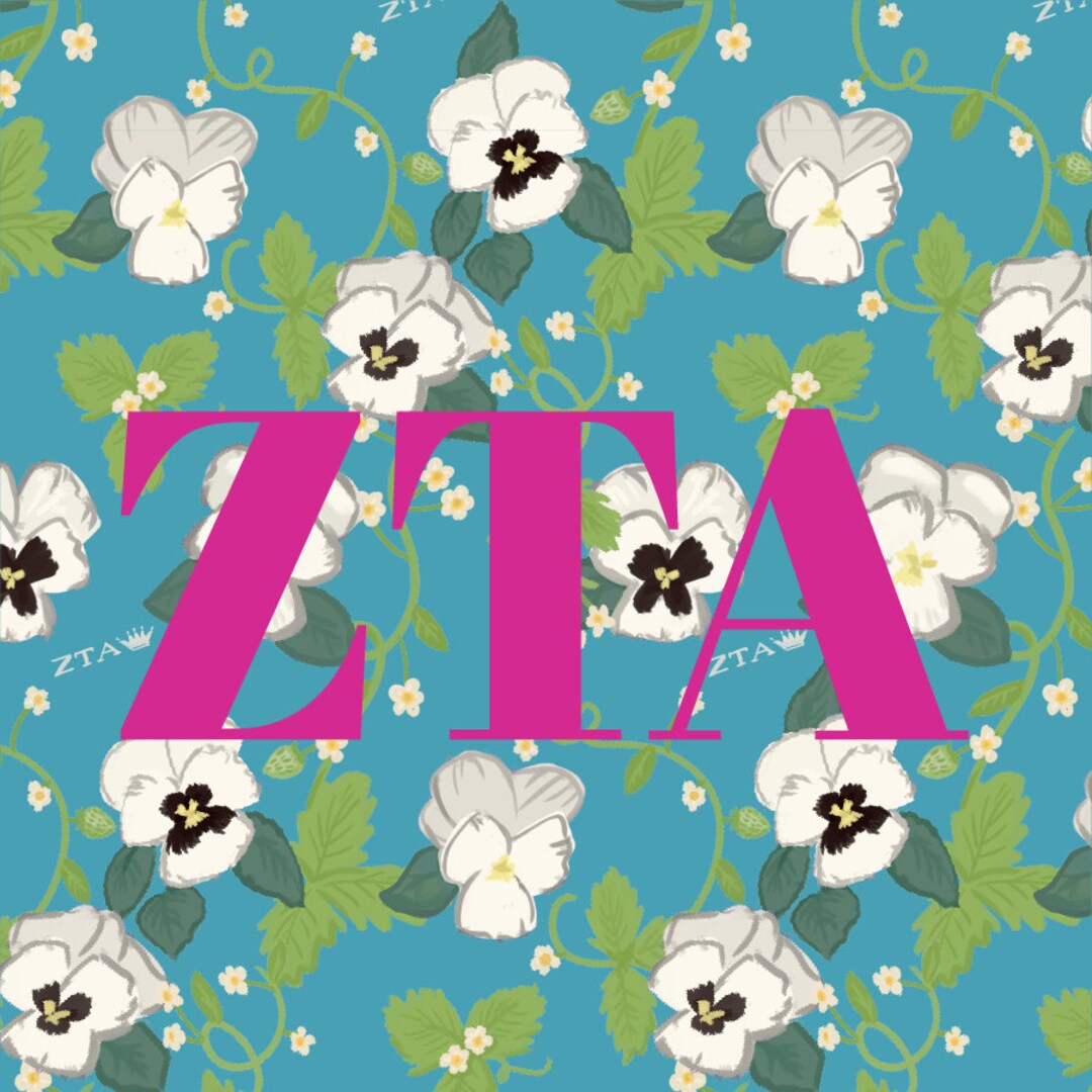 Zeta Tau Alpha Sticker Pack Vinyl Sorority Stickers Zeta Stickers ZTA ...