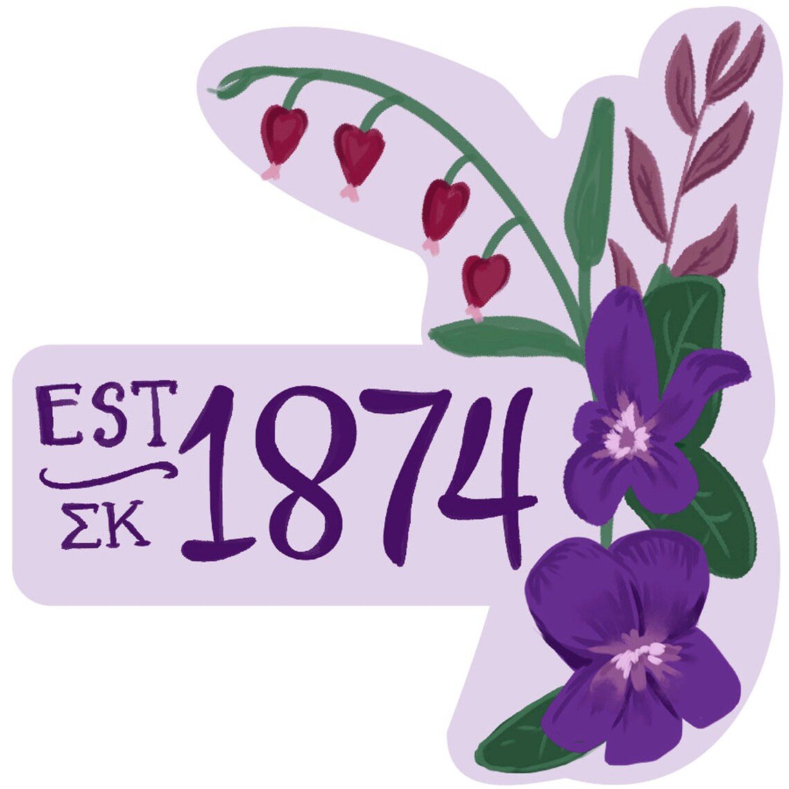 Sigma Kappa Sticker Pack Vinyl Sorority Stickers Sigma Kappa Stickers ...