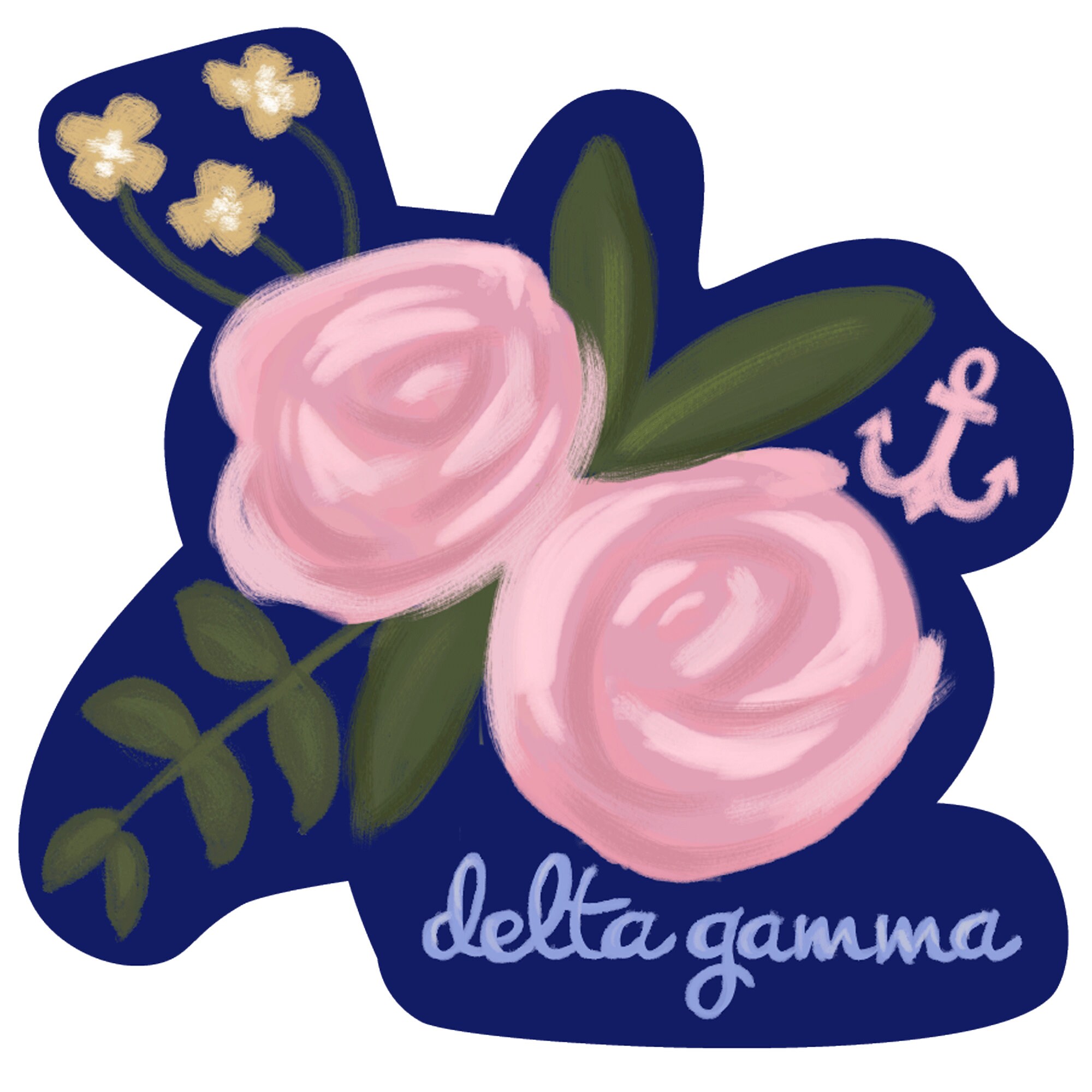 Delta Gamma Sticker Set Sorority Stickers Delta Gamma DG Stickers - Etsy