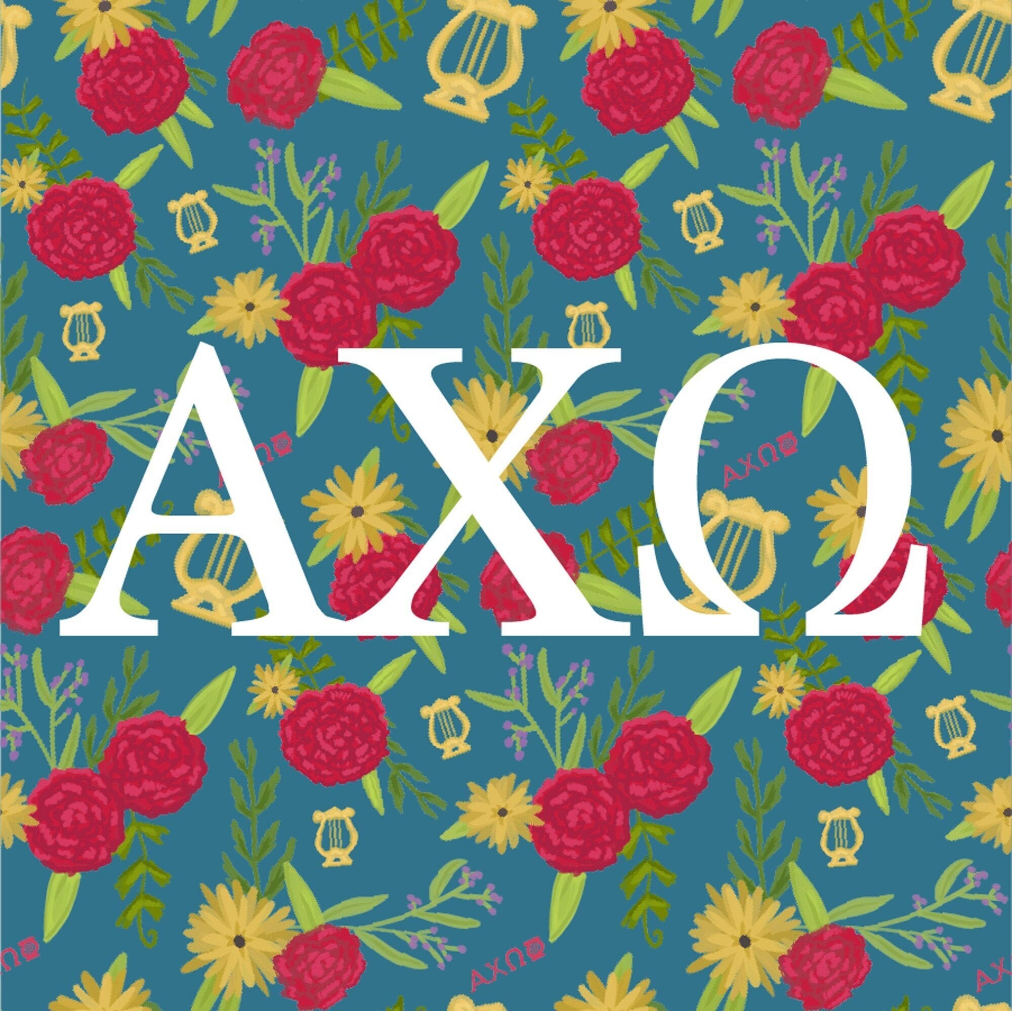 Alpha Chi Omega Sticker Pack | Vinyl Sorority Stickers | Alpha Chi ...