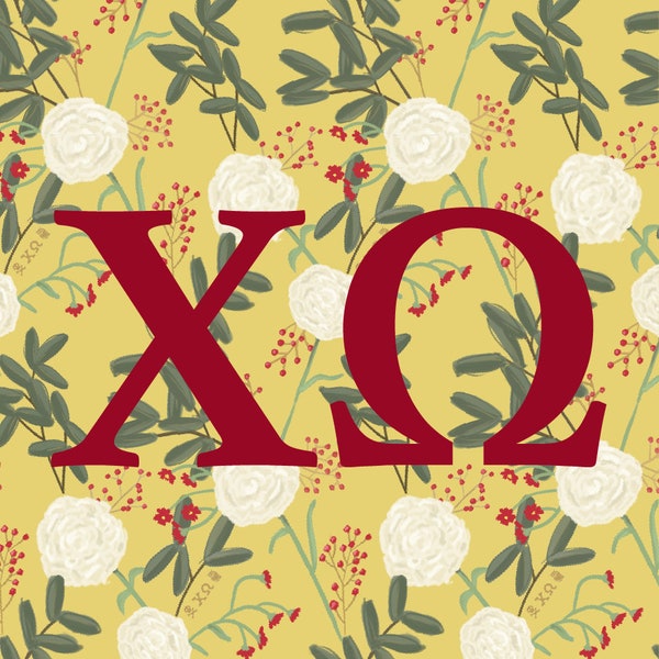 Chi Omega Stickers - Etsy
