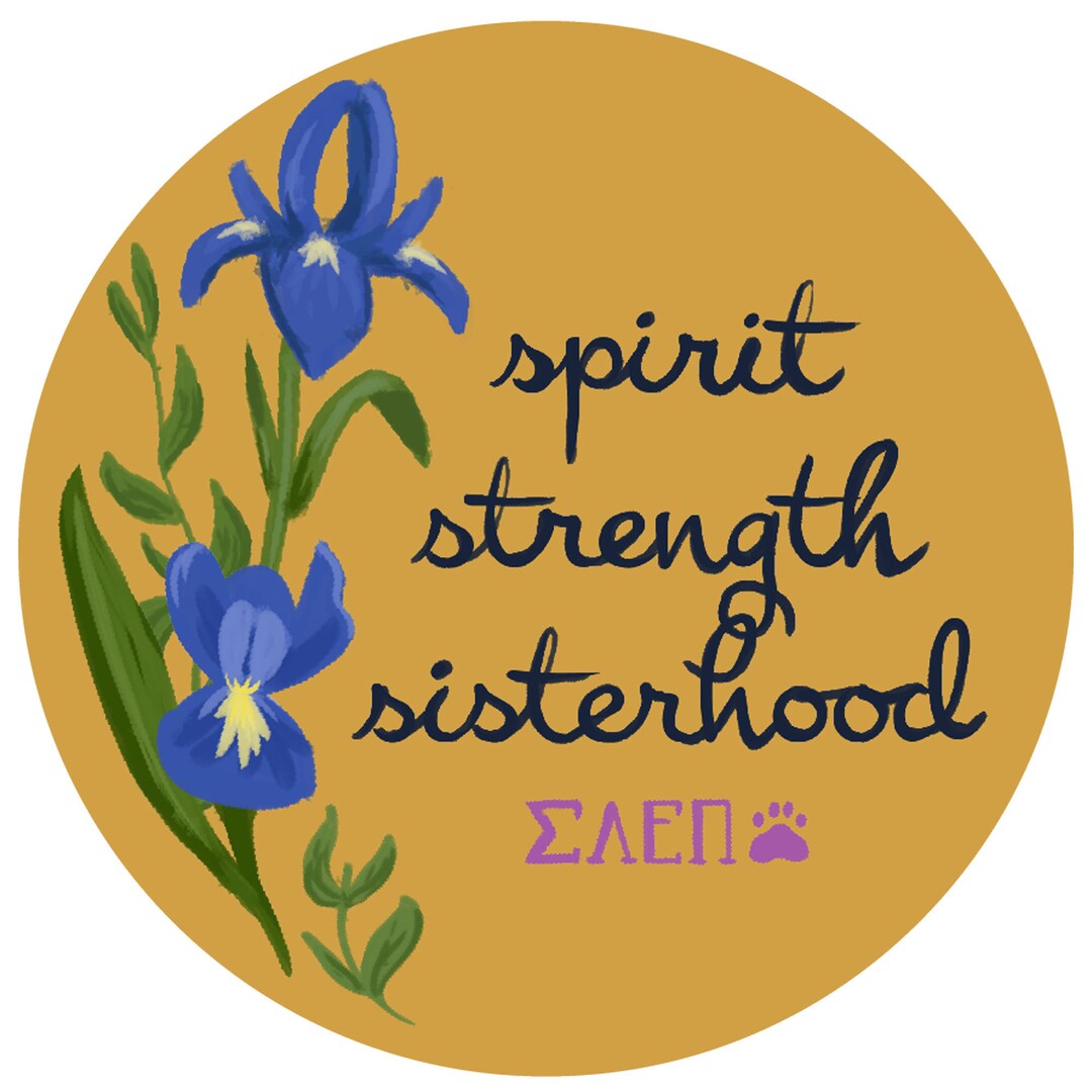 Sigma Alpha Epsilon Pi Sticker Set Sorority Stickers Saepi - Etsy