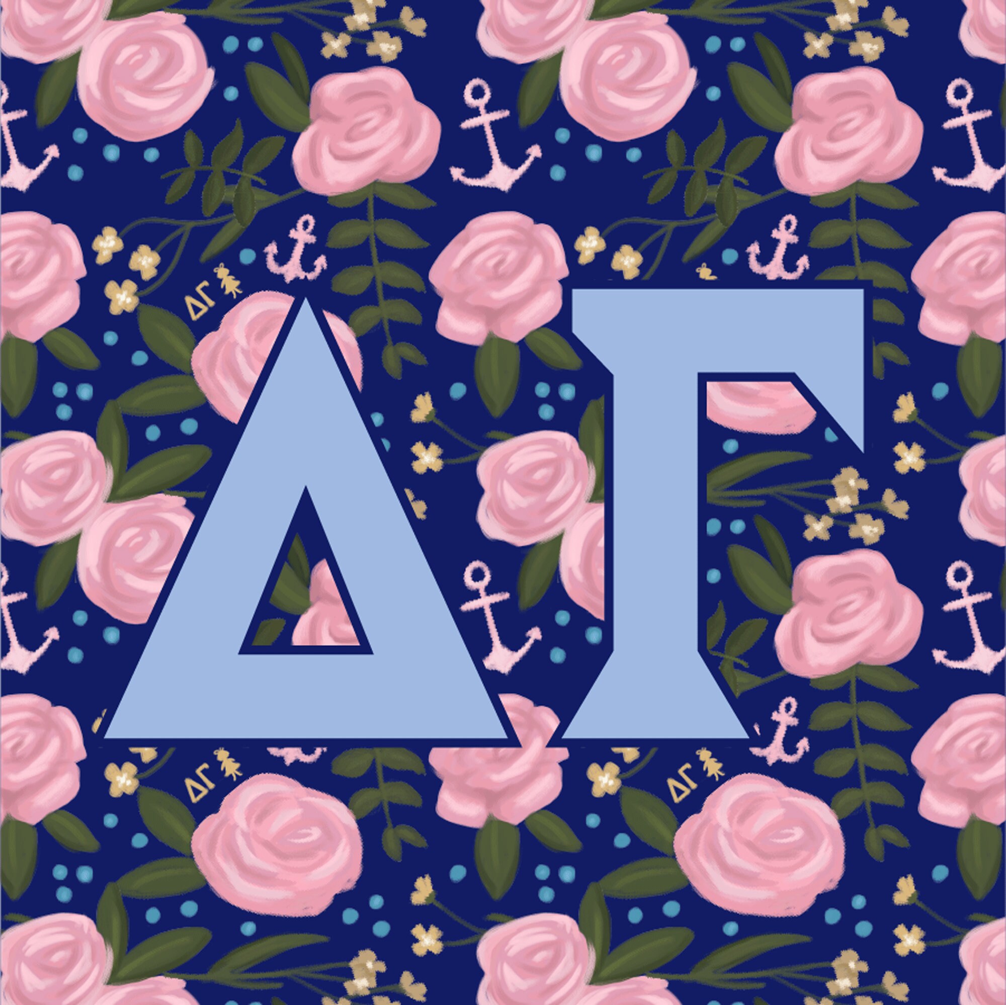 Delta Gamma Sticker Set Sorority Stickers Delta Gamma DG Stickers - Etsy