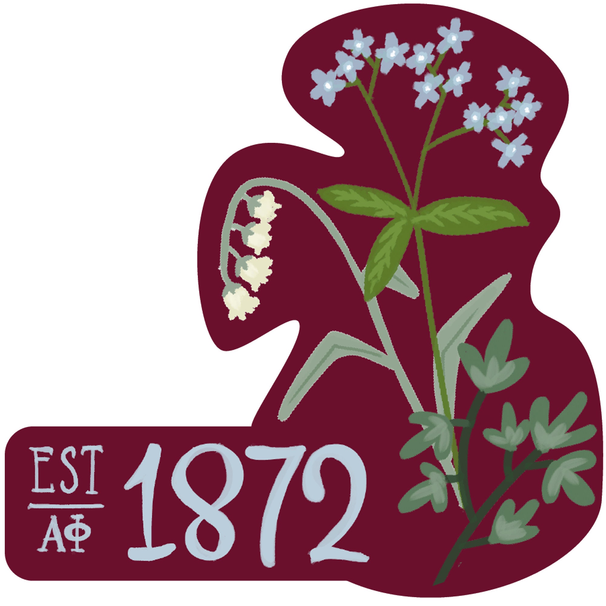 Alpha Phi Sticker Pack Vinyl Sorority Stickers Alpha Phi Stickers Aphi ...