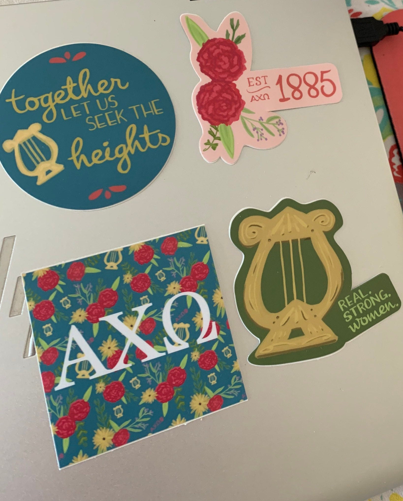 Alpha Chi Omega Sticker Pack Vinyl Sorority Stickers Alpha Chi Omega ...