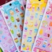 Yummy Sticker,daiso Sticker_snack Red /pack Drink Yellow /cafe Green ...