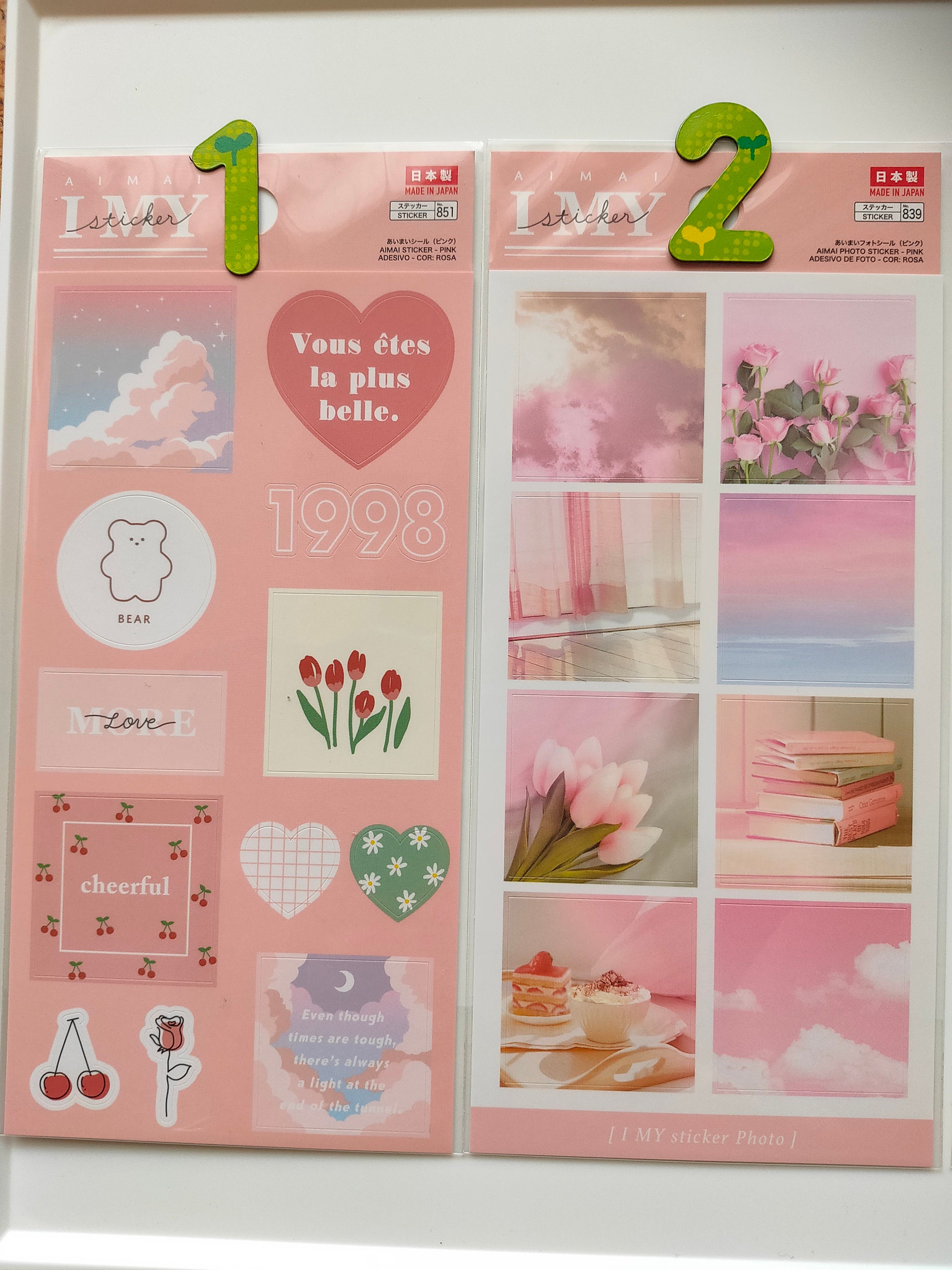 Aimai IMY Multicoloured Stickerdaiso_1 /2 /3 /4 /5 /6 /7 /8 - Etsy