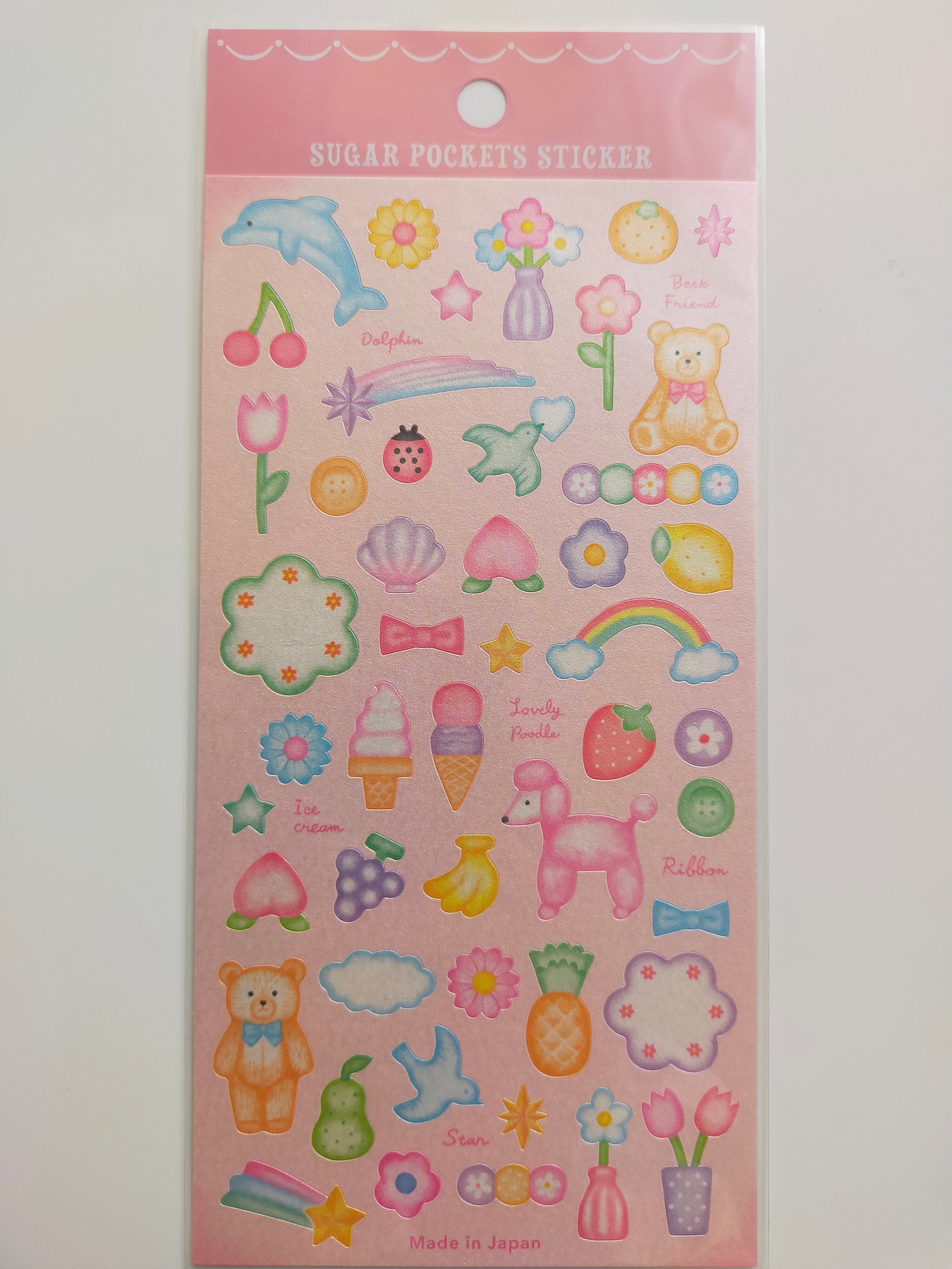 Sugar Pocket Stickers.gaia_ Alphabet /purple /pink /blue | Etsy