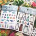 Transparent Film Die Cut Seal ,kyowa_marine Life 50p /collage Material ...