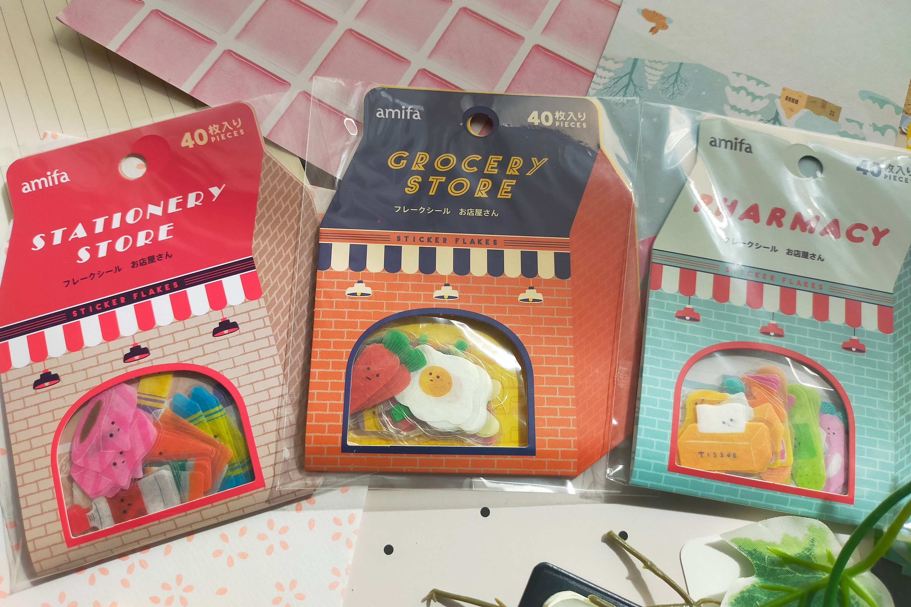Amifa Flake Seal Stores_ Stationery /grocery /pharmacy - Etsy